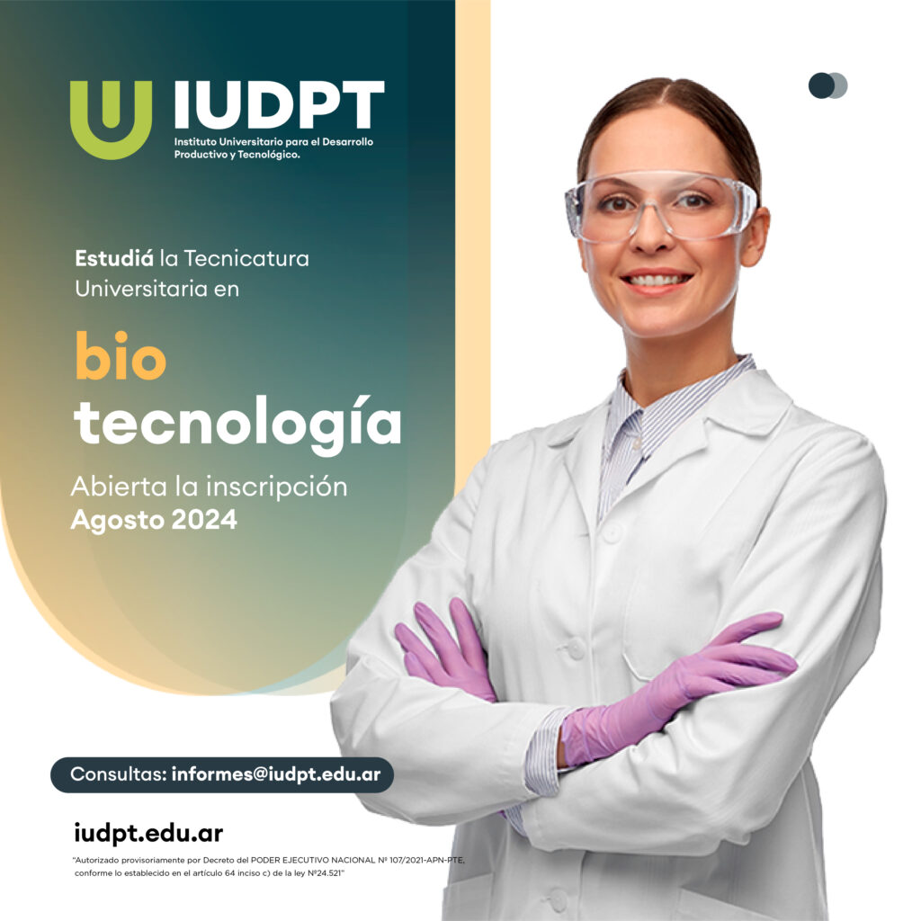 Tecnicatura Universitaria en Biotecnología - IUDPT
