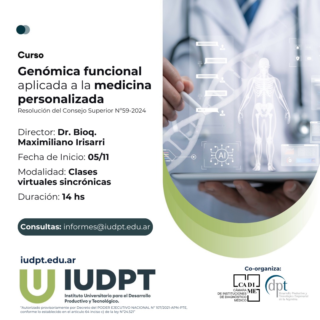 Genómica funcional aplicada a la medicina personalizada - IUDPT