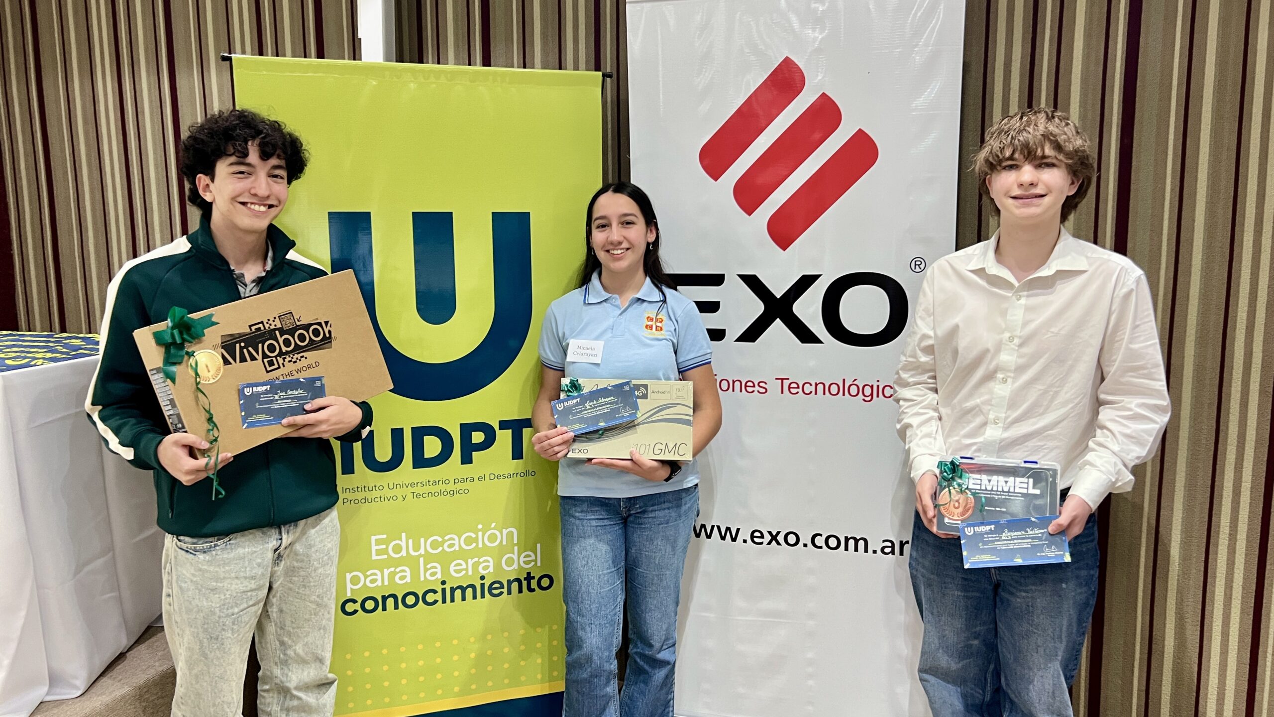 Un “Robot Emocional de Motivación Inteligente” ganó el concurso Biocreadores del IUDPT - IUDPT